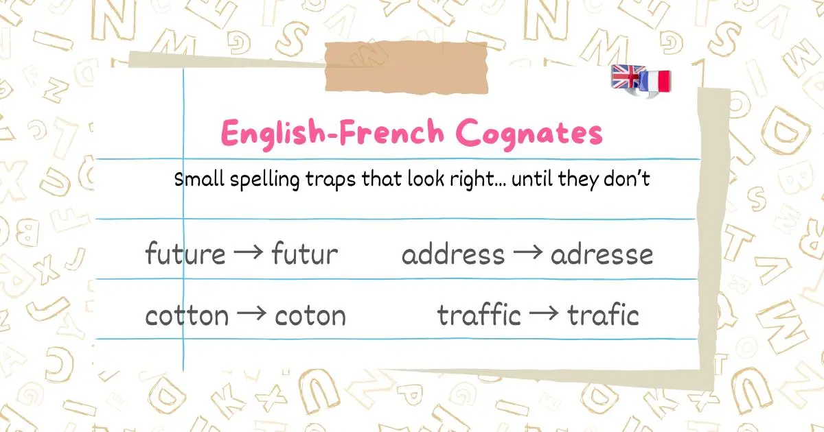 The sneaky trap of French-English cognates: when similar isn't ...